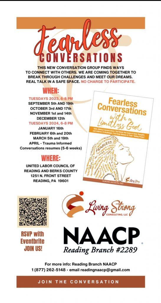 Reading NAACP Fearless Conversations | NAACP Pennsylvania State Conference